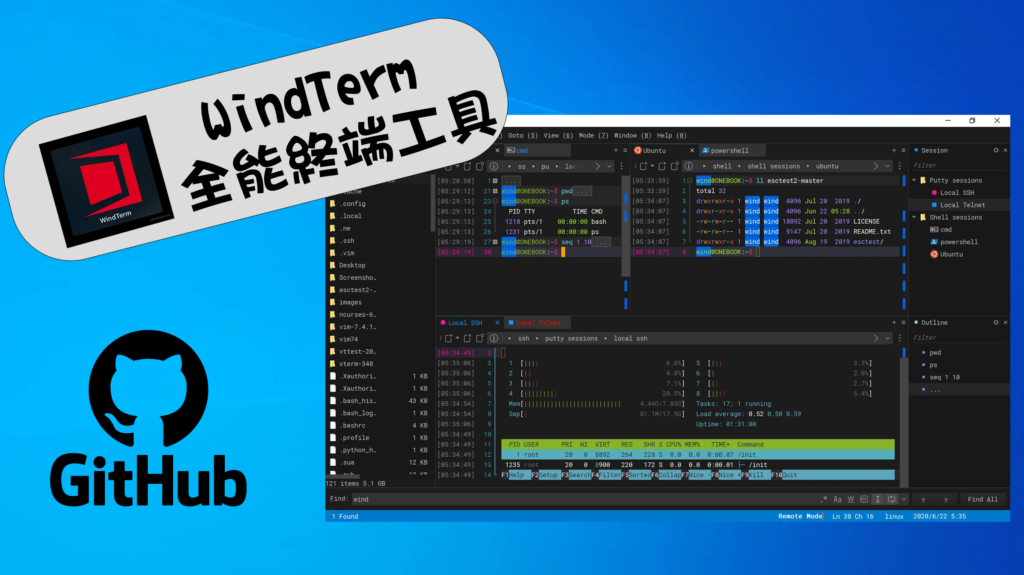 WindTerm kex error : no match for method encryption client->server ...
